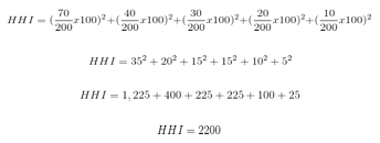Suppose that the 6 firms in an industry have total annual sales of $70 ...