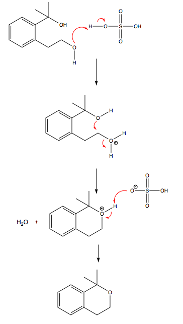 Draw a stepwise, detailed mechanism for the following intermolecular ...