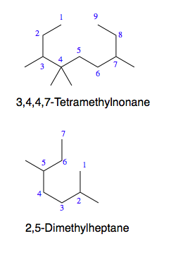 a) Provide the IUPAC name for this diethyldimethylheptane. b) Provide ...
