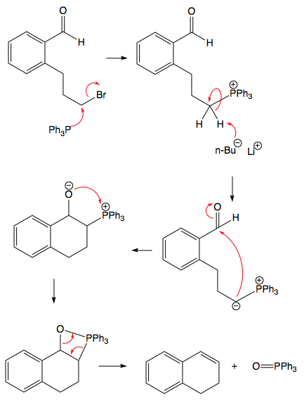 Provide a complete curve arrow mechanism. | Homework.Study.com