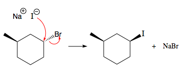 Draw a mechanism showing an S_N2 reaction between the substrate and the ...