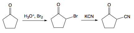Devise a synthesis of this compound starting from cyclopentanone. You ...