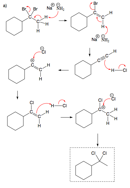 Write the major products for each of the following reactions, noting ...