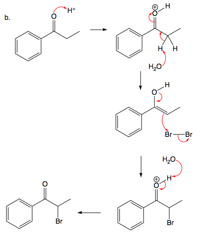 Draw the complete, detailed mechanism for each of the following ...