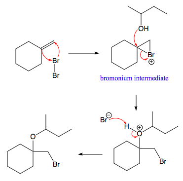 Provide the product and the curved arrow mechanism for the following ...