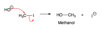 Name the organic product of the following nucleophilic substitution ...