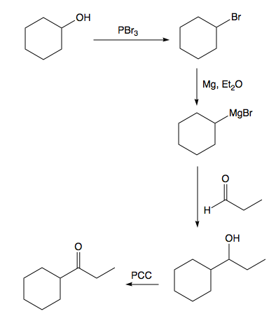 Show how you would bring about the following transformations. A. B. C ...