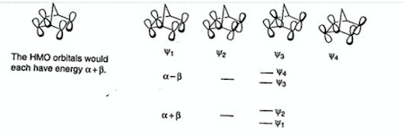 Construct an MO diagram according to HMO theory and assign orbital ...