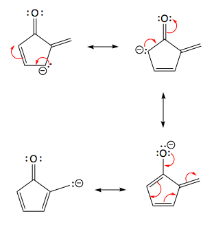 What are possible resonance structure for this molecule? | Homework ...