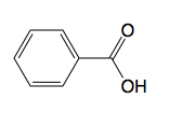 Write the structural formula for benzoic acid. | Homework.Study.com