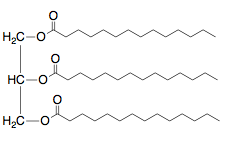 Myristic Acid Structure