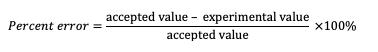 How do I calculate the % error based on the mass of solution you ...