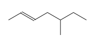 What is the structural formula of trans-5-methyl-2-heptene? | Homework ...