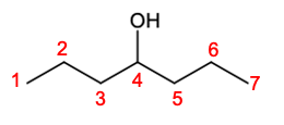 Draw the structure of 2-methyl-3-chloro-4-heptanol. | Homework.Study.com
