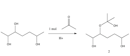 Draw the major product for the following reaction. Reactant: DHP, H ...
