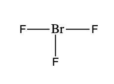 Draw the Lewis structure with a formal charge BrF_3. | Homework.Study.com