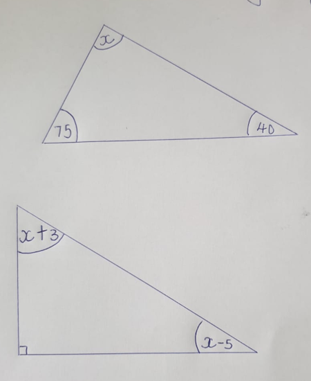 Solve for all the missing angles. | Homework.Study.com