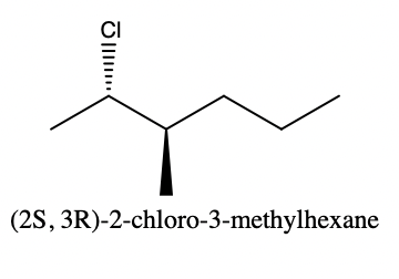 2 Chloro 3 Methylhexane Structural Formula