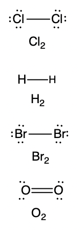 Which diatomic element contains a triple covalent bond? (a) Cl2, (b ...