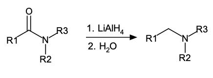 What amide(s) will form the below amine on treatment with LiAlH4 ...