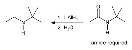 What amide(s) will form the below amine on treatment with LiAlH4 ...