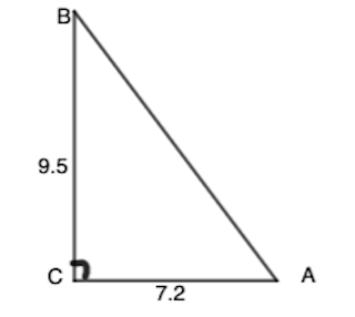 To the nearest degree, what is m angle B? | Homework.Study.com