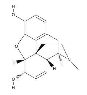 Morphine Structure