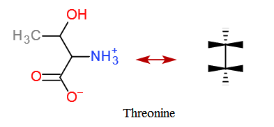 Draw all possible stereoisomers of the amino acid threonine (natural ...