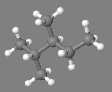 Name the alkane shown in the model. Express your answer as the IUPAC ...
