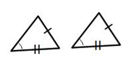 Determine the congruence of the triangles shown below. Give an ...