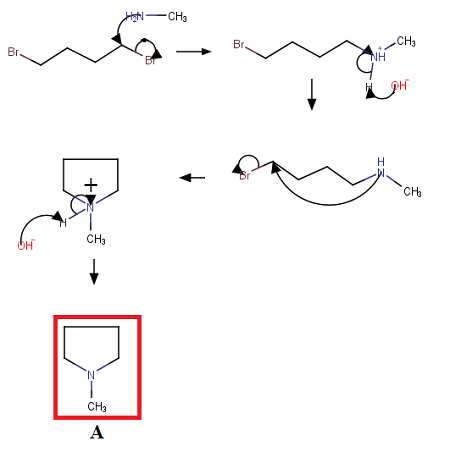 Draw compound A from the following reaction scheme. | Homework.Study.com