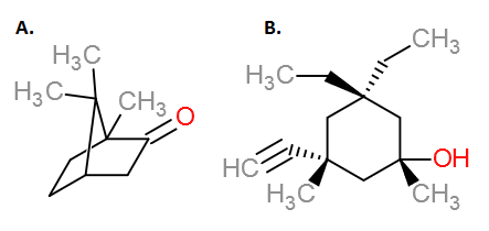 A) Label each asymmetric carbon an R or S. B) Prepare a mechanism for ...