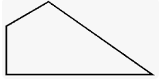 Identify what is described. Four-sided figure with no parallel sides ...