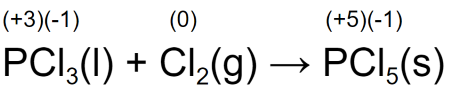 In the following equation, identify the atoms that are oxidized and ...