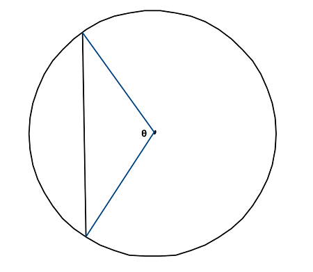 A mathematics teacher wants to divide a circular cake into 3 equal ...