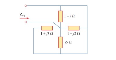 Find Zeq in for the following circuit. | Homework.Study.com