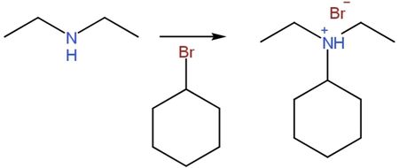 Draw the structure of the alkyl bromide and the nucleophile that will ...