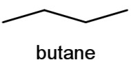 Draw condensed and skeletal structures for butane, hexane, octane, and ...
