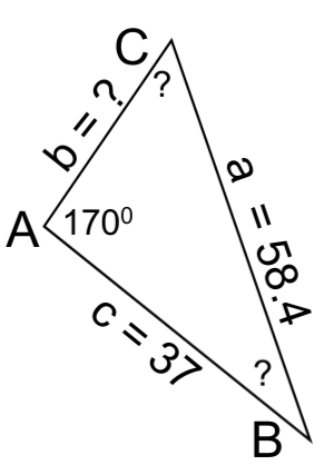 Two sides and an angle (SSA) of a triangle are given. Determine whether ...