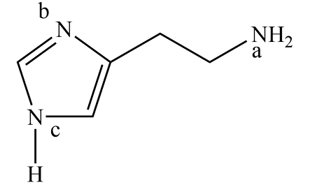 Histamine, whose release in the body triggers nasal secretions and ...