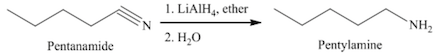 How might you prepare pentylamine from the following starting materials ...