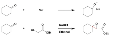 The Darzens reaction involves a two-step, base-catalyzed condensation ...