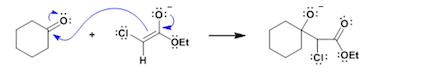 The Darzens reaction involves a two-step, base-catalyzed condensation ...