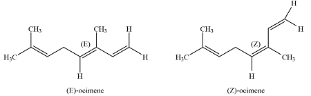 (a) Which double bonds in (E)-ocimene, a major component of the odor of ...