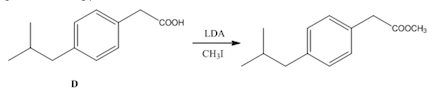 Direct alkylation of D by treatment with one equivalent of LDA and CH ...