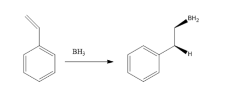 Draw the structures of the organoboranes formed when borane reacts with ...