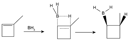 Draw the structures of the organoboranes formed when borane reacts with ...