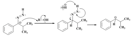 Predict the product of the Wolff-Kishner reduction reaction below ...