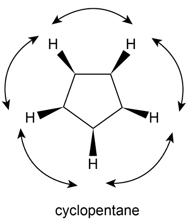 How many H H eclipsing interactions would be present if cyclopentane ...