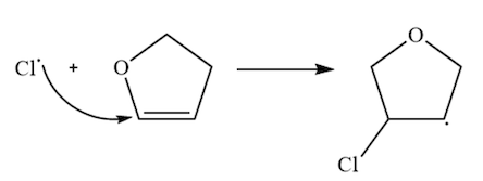 Use curved arrows to show the flow of electrons, and draw the carbon ...